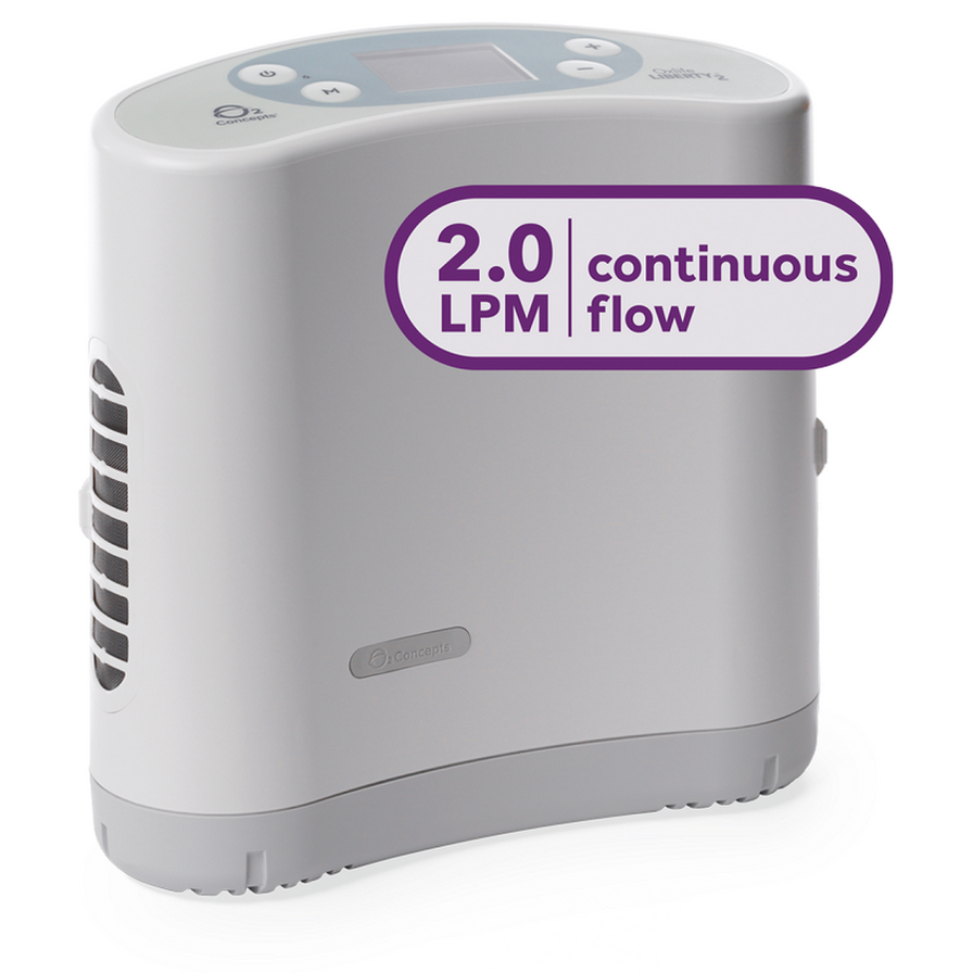 New Oxlife Liberty2 True Continuous Flow Portable Oxygen Concentrator ...